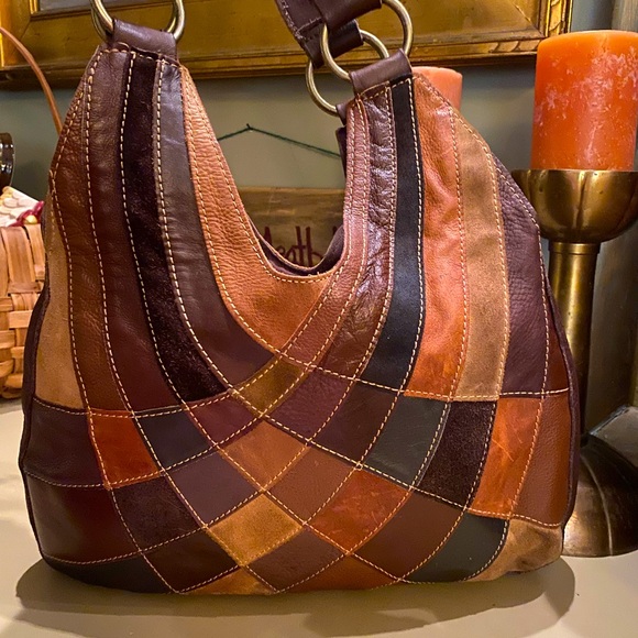 Pelle Leather & Suede | Bags | Pelle Studio Leather And Suede Hobo Bag ...